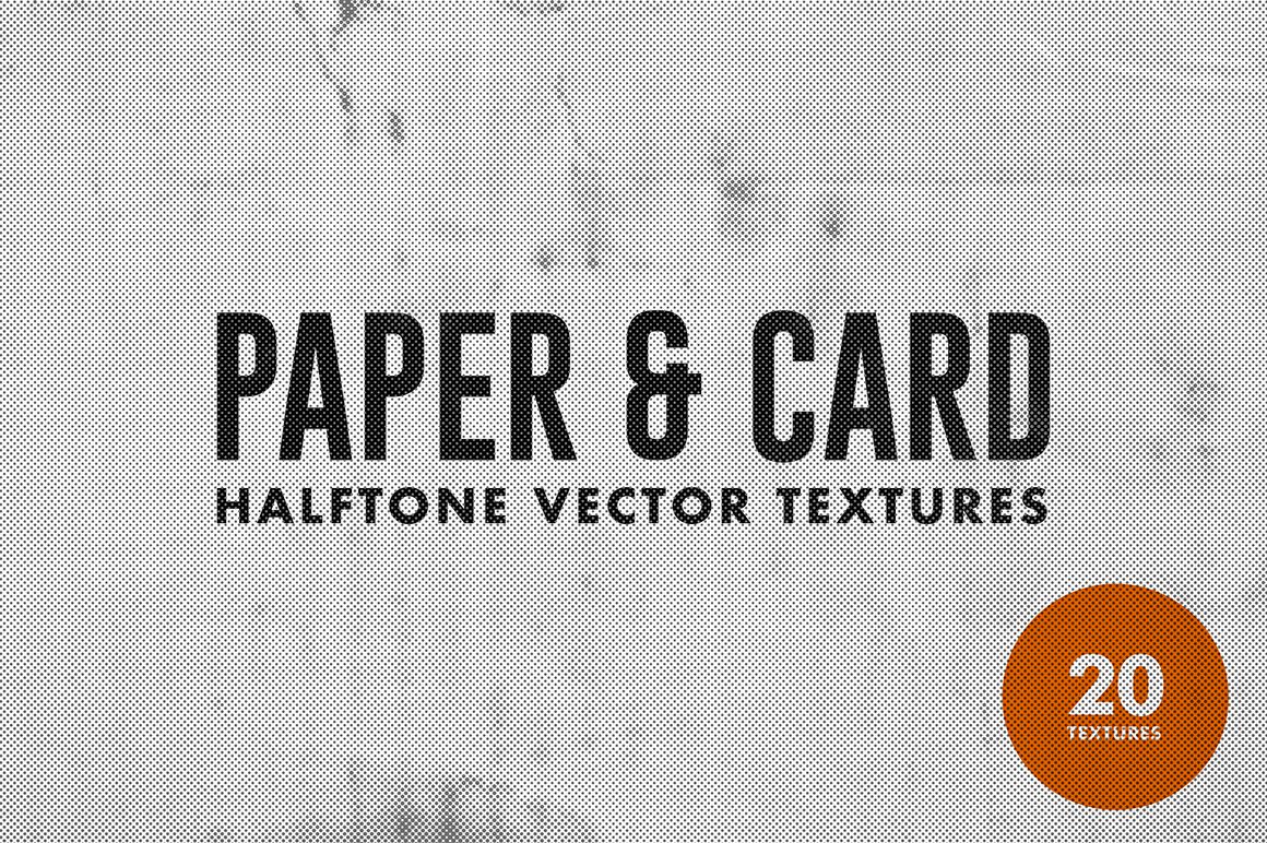 Halftone Paper & Card Vectors