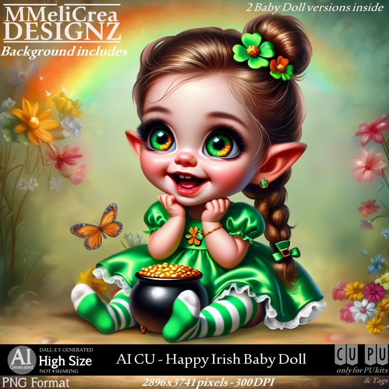 MMD - AI - CU Happy Irish Baby Doll
