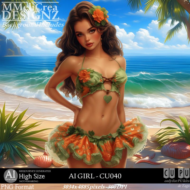 MMD - AI - GIRL CU040