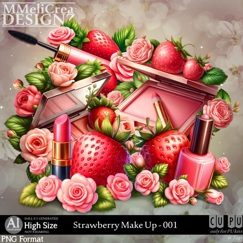 MMD - AI - Strawberry Make-Up - CU001