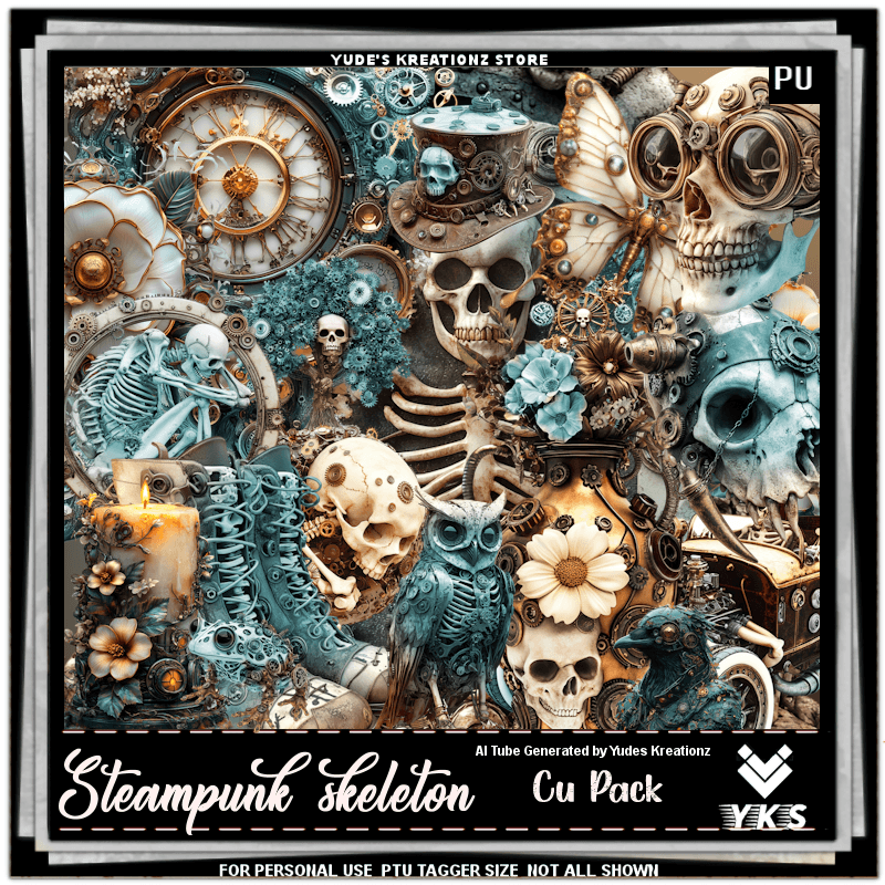 YK - Skeleton cu pack 43