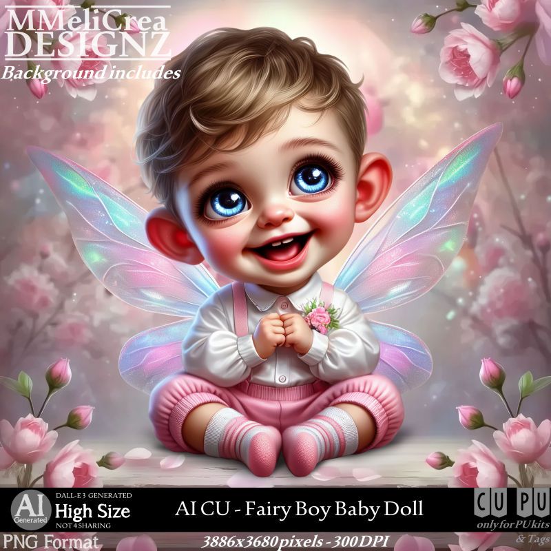 MMD - AI - CU Fairy Boy Baby Doll