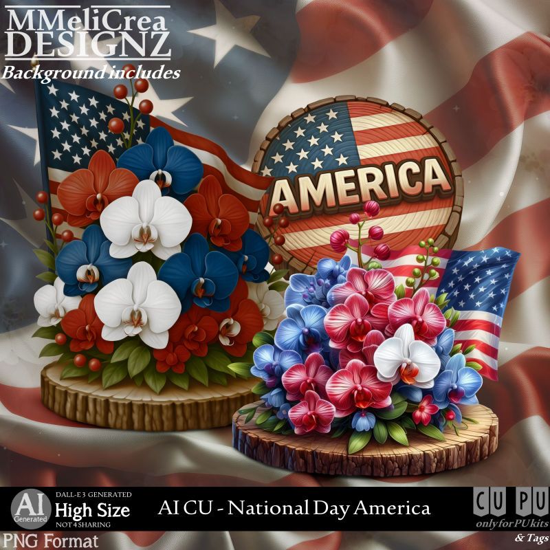 MMD - AI - CU National Day America
