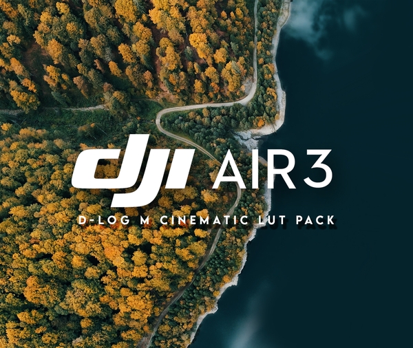 DJI Air 3 Cinematic Lut Pack for D-LOG M 4K Footage