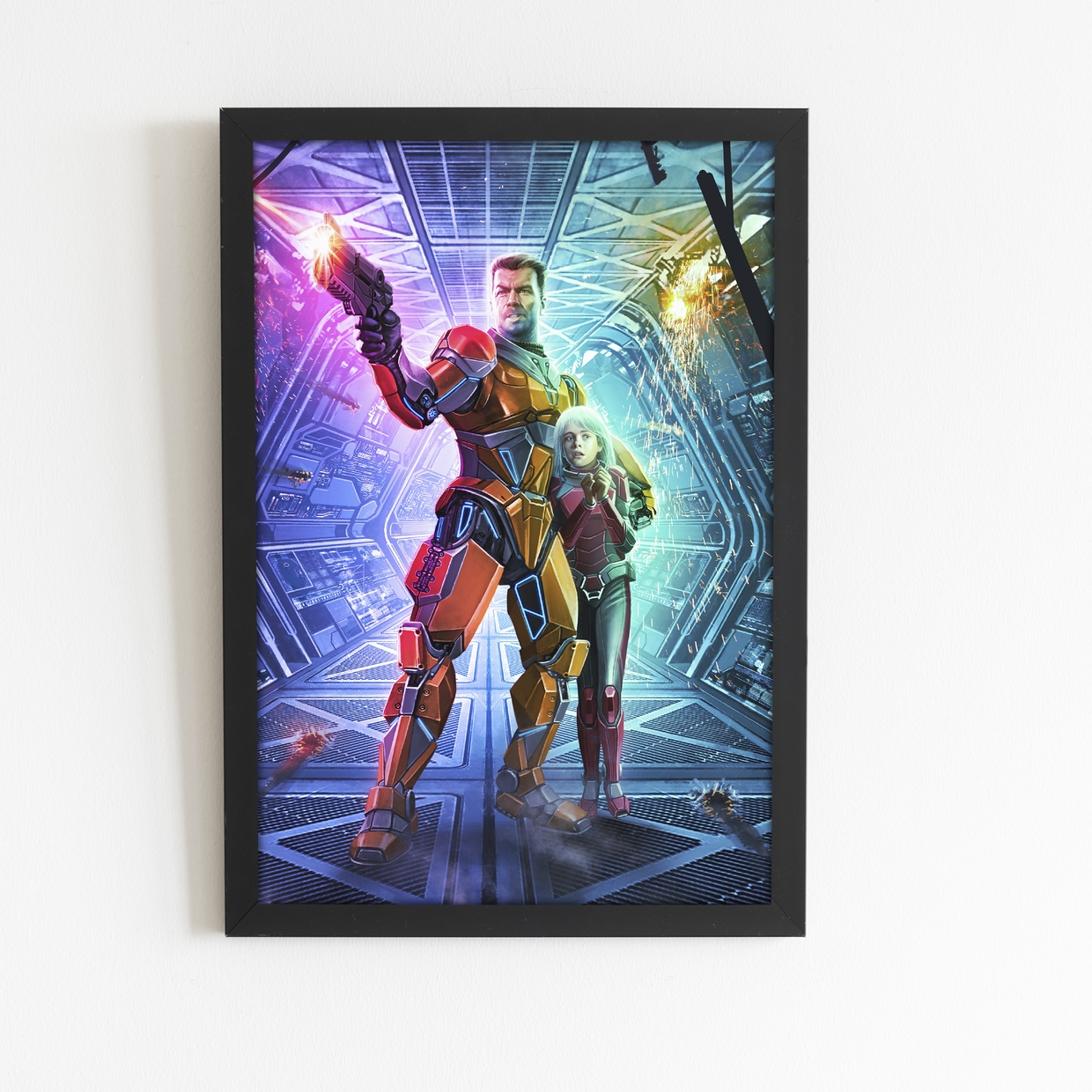 Renegade Star 9 Framed Matte Poster