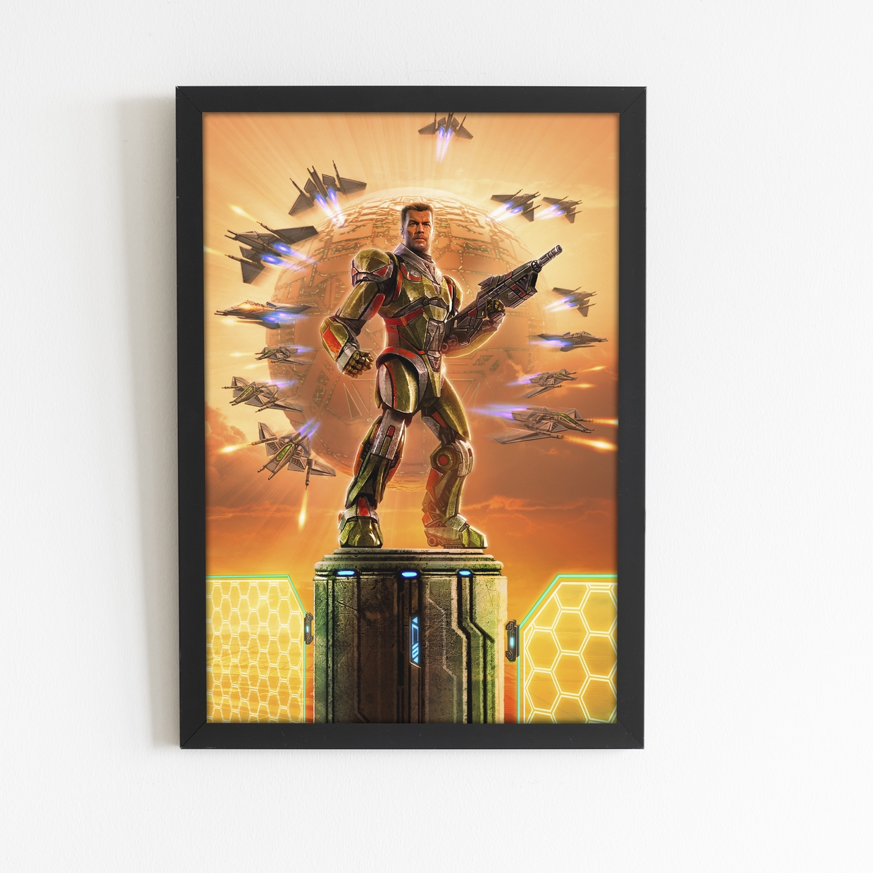 Renegade Star 5 Framed Matte Poster