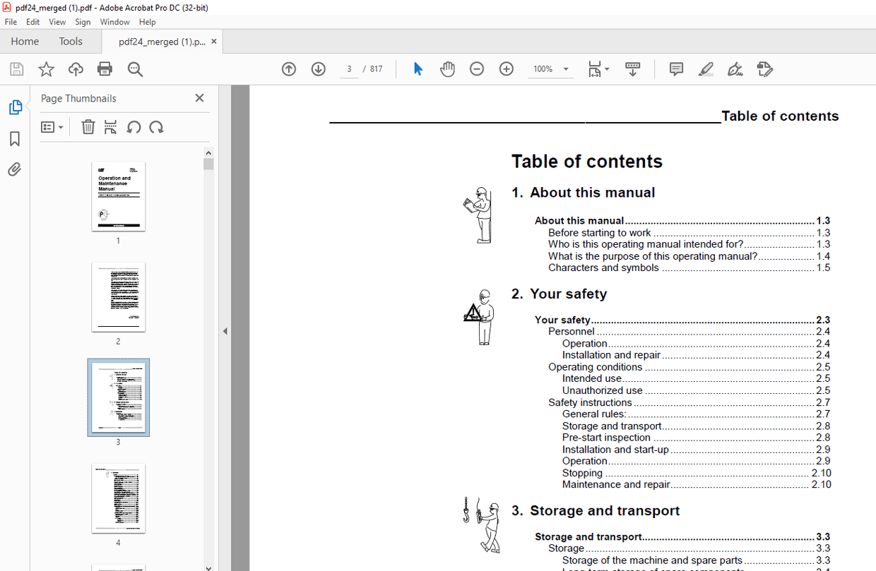 Cat 25M3 (CM240) Continuous Miner Operation and Maintenance Manual ...