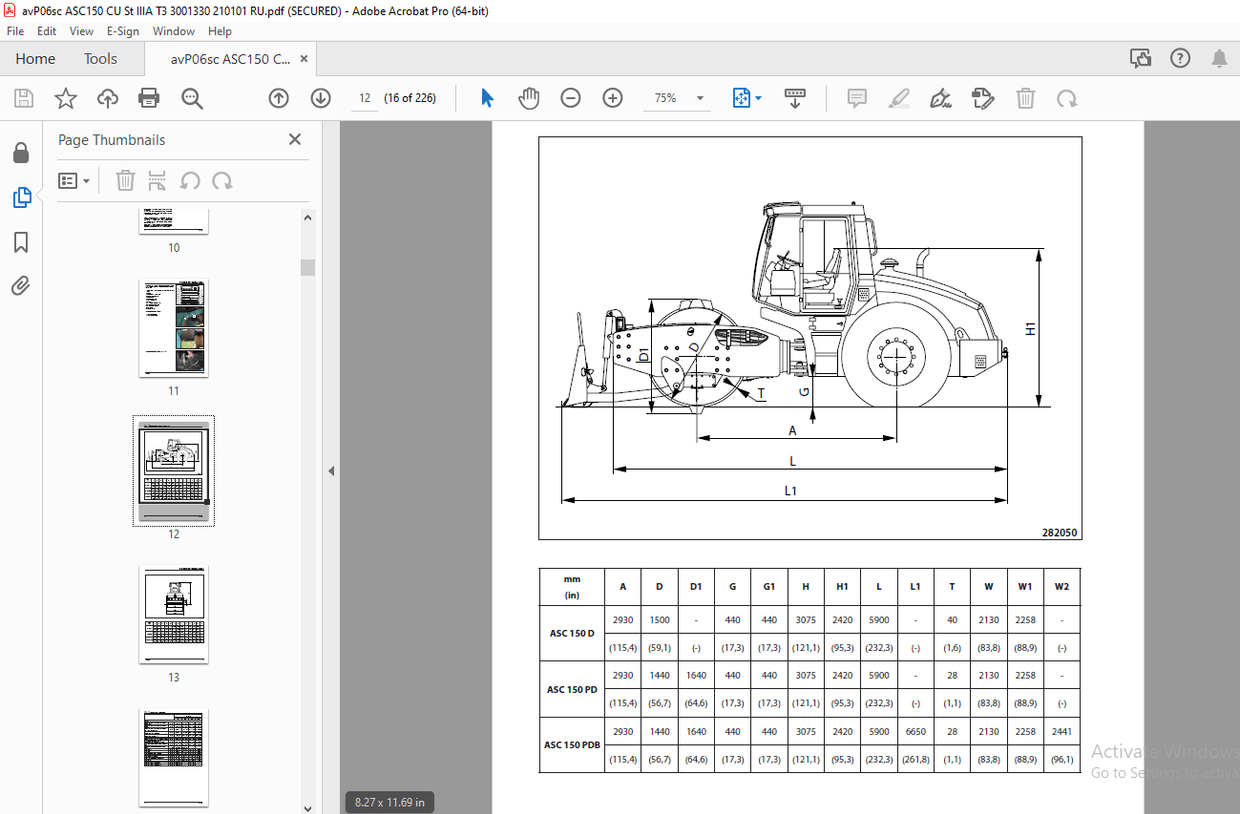 AMMANN ASC 150 ИНСТРУКЦИЯ ПО ЭКСПЛУАТАЦИИ 3001330 - PDF