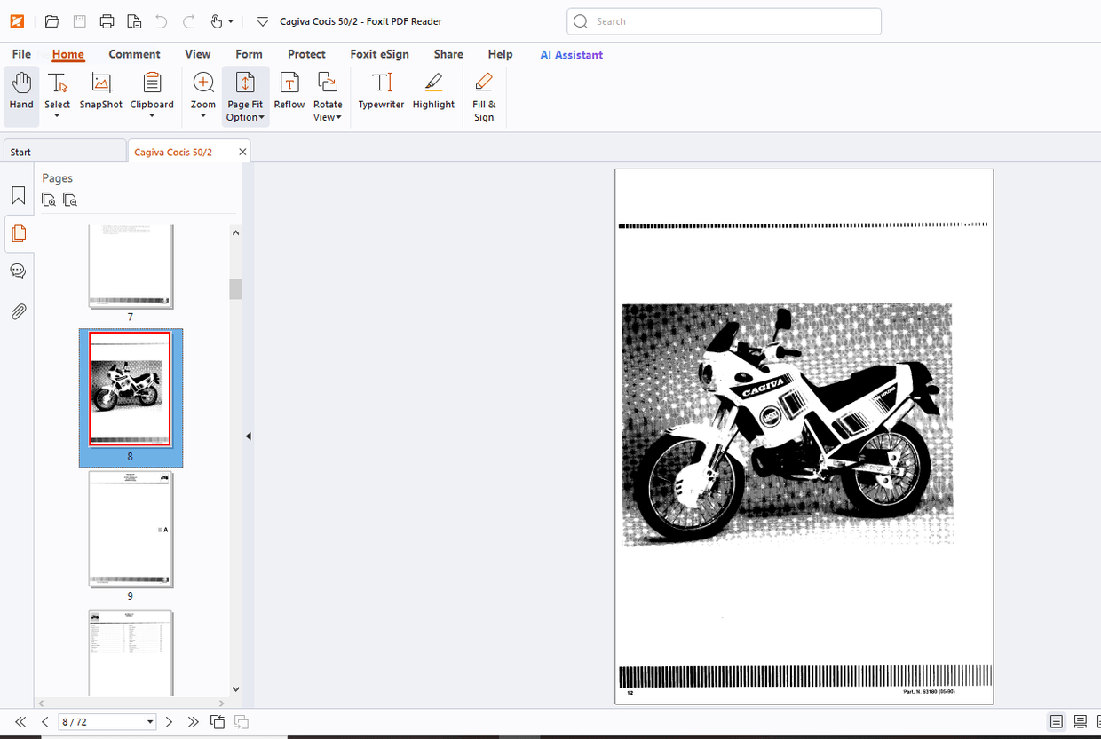 Cagiva Cocis 50/2 Workshop Manual - PDF DOWNLOAD