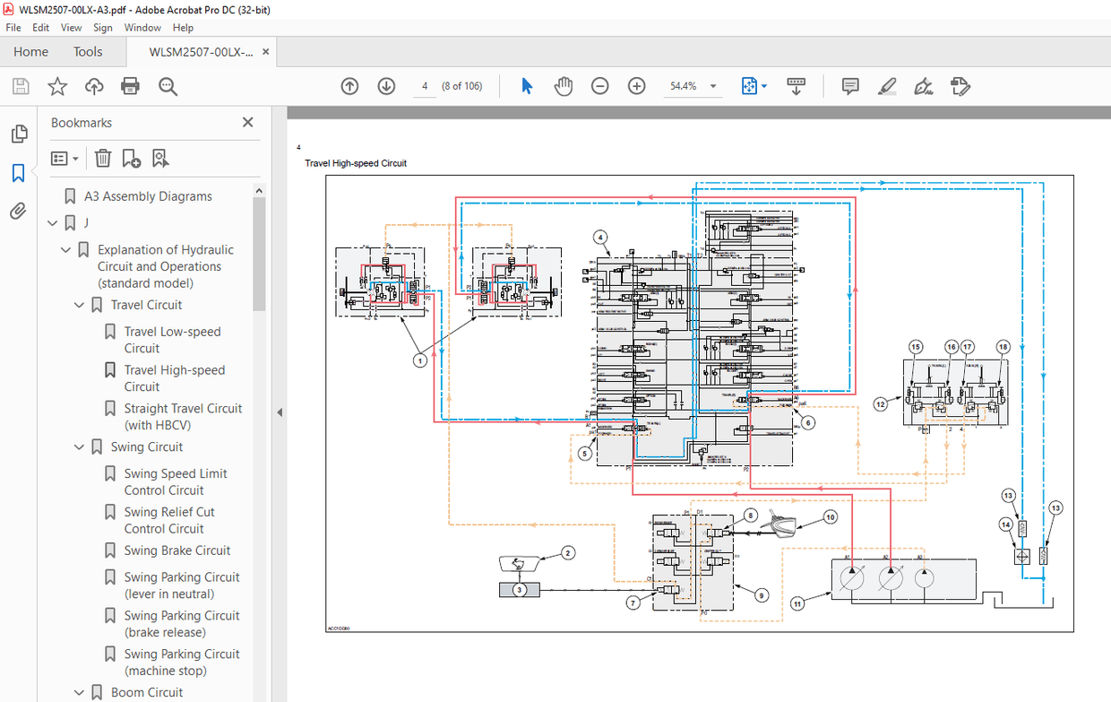 Linkbelt Sumitomo 250X4 A3 Assembly Diagrams SERVICE MANUAL - PDF DOWNLOAD