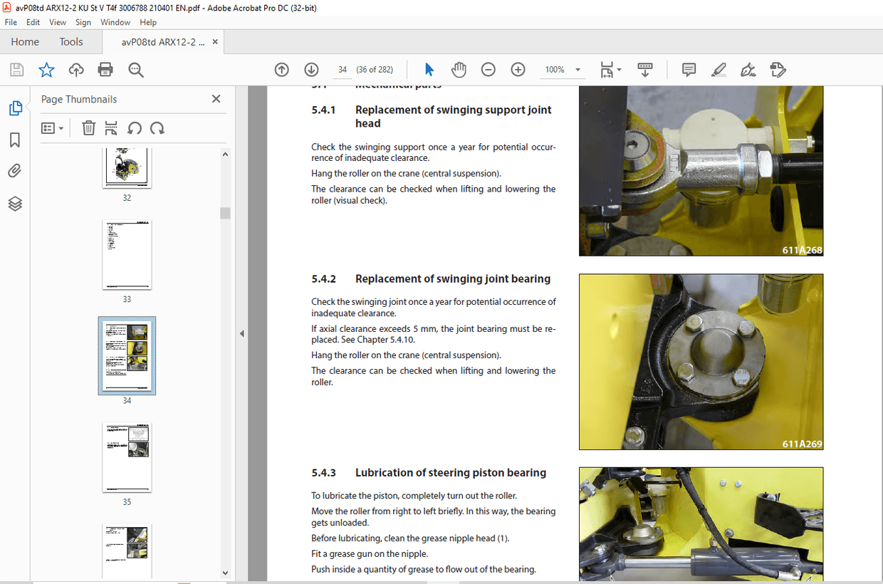 Ammann ARX 12-2 ARX 16-2 ARX 20-2 Tandem Roller Workshop Manual
