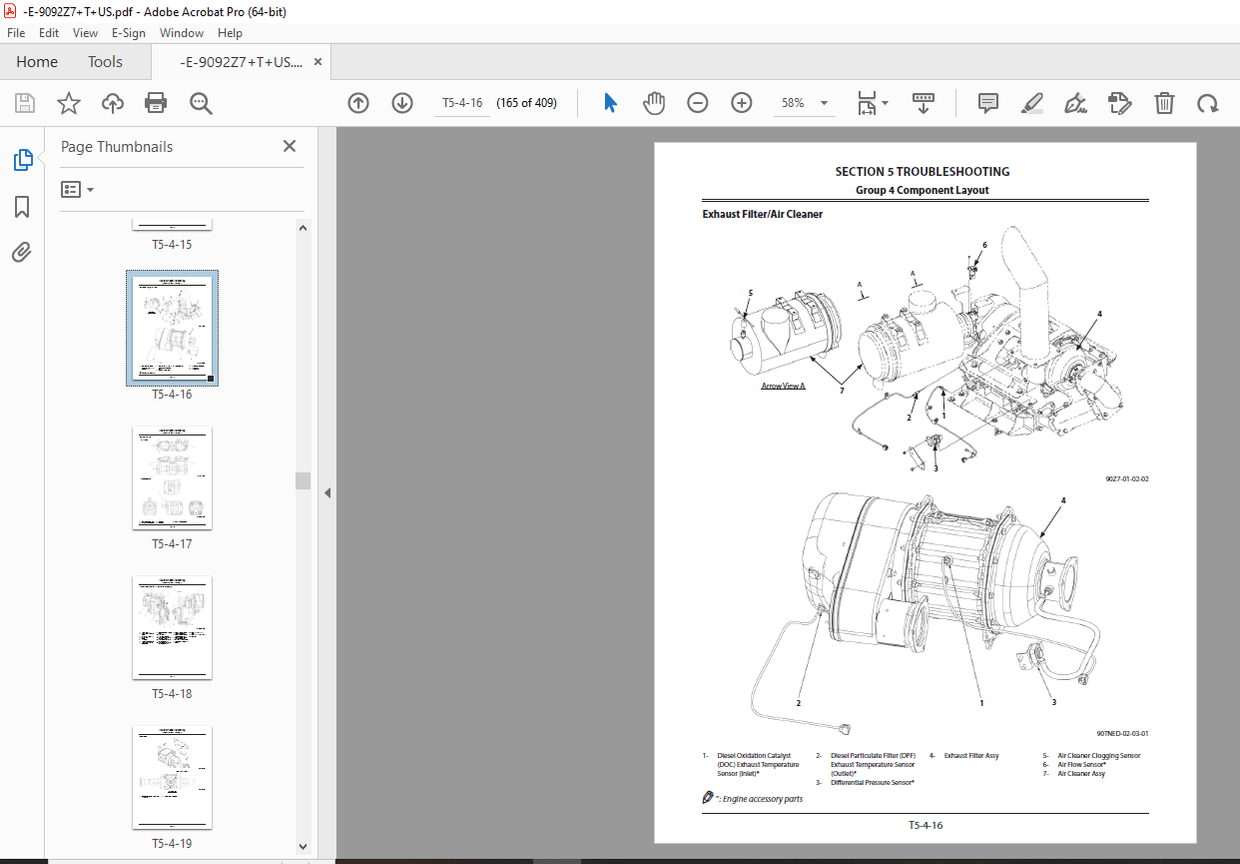 KCM 90Z7/92Z7 Wheel Loader(Operational Performance Troubleshooting)E13C-VV ENGINE Shop Manual PDF