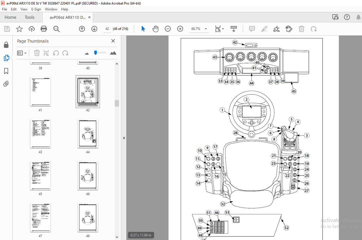 Ammann ARX 110 Tandem Roller Parts Catalogue Manual 3028847 - PDF