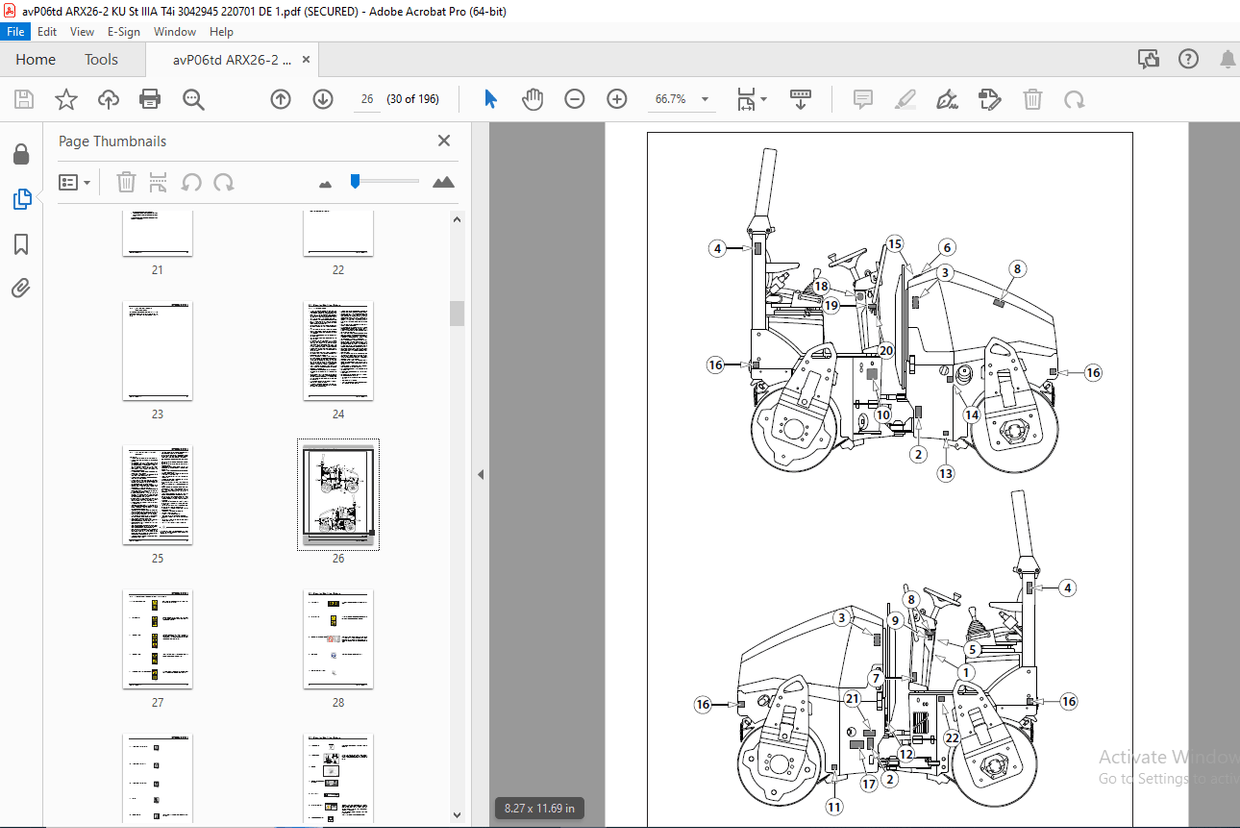 AMMANN ARX 23-2 ARX 26-2 BEDIENUNGSANLEITUNG PDF