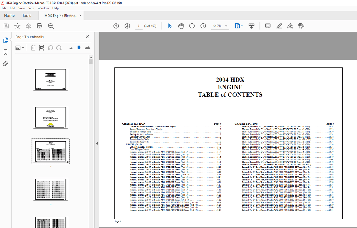 Thomas Built Buses 2004 HDX Engine Electrical Wiring Manual – PDF DOWNLOAD