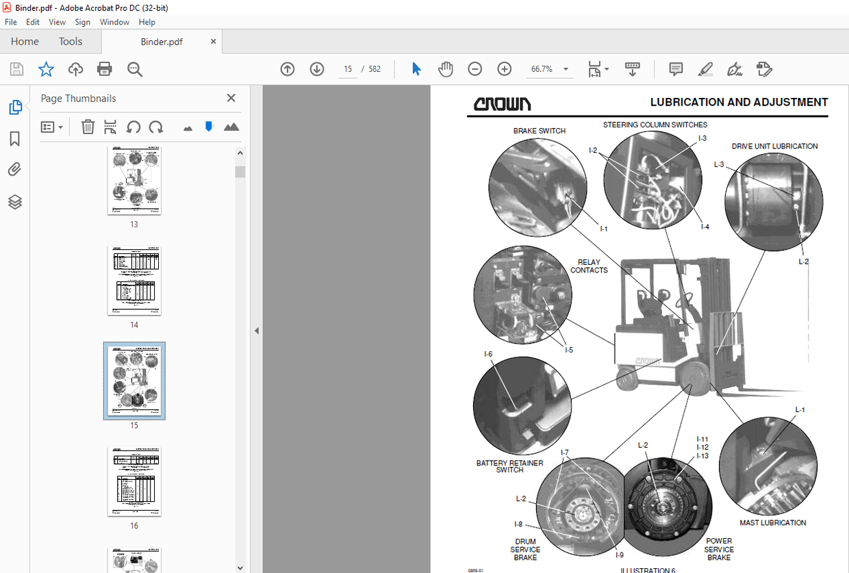 Crown Forklift FC FP Service Manual – PDF DOWNLOAD