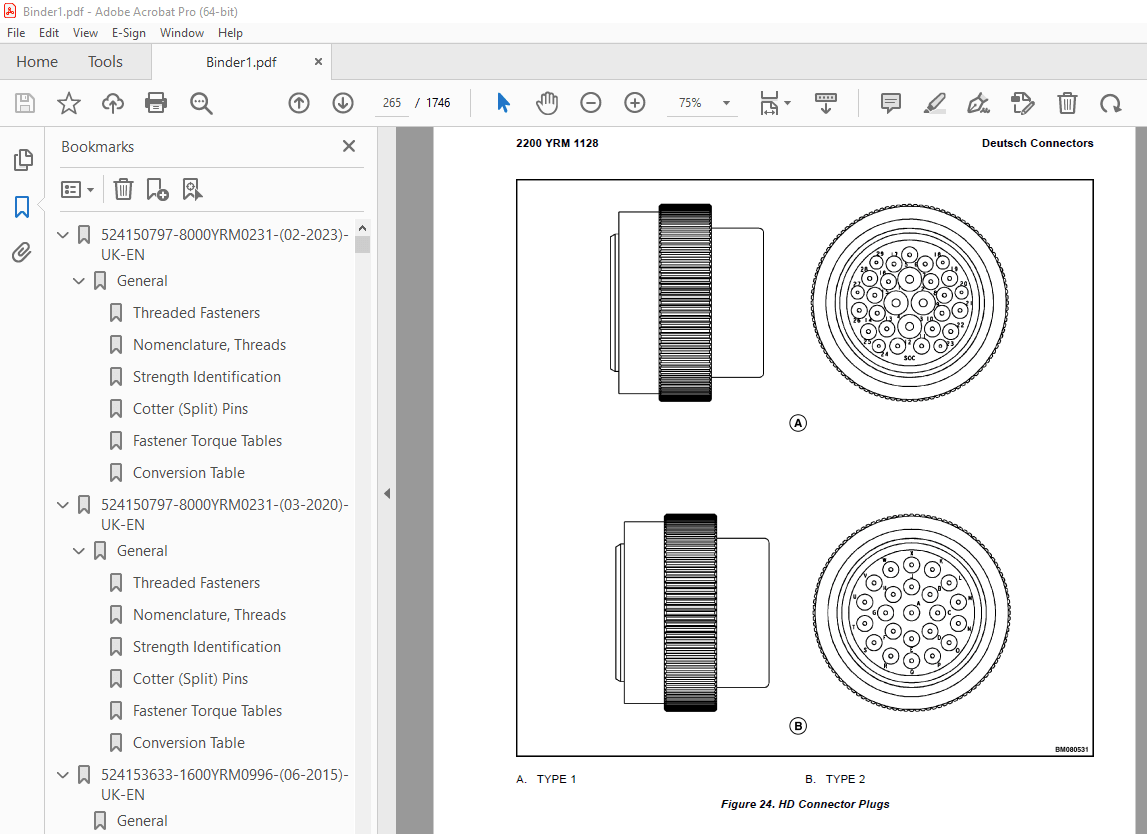 Yale Forklift B883 (ESC030-40AC) Service Manual – PDF DOWNLOAD