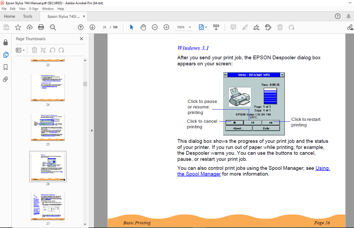 Epson Stylus Color 740i Manual - PDF DOWNLOAD