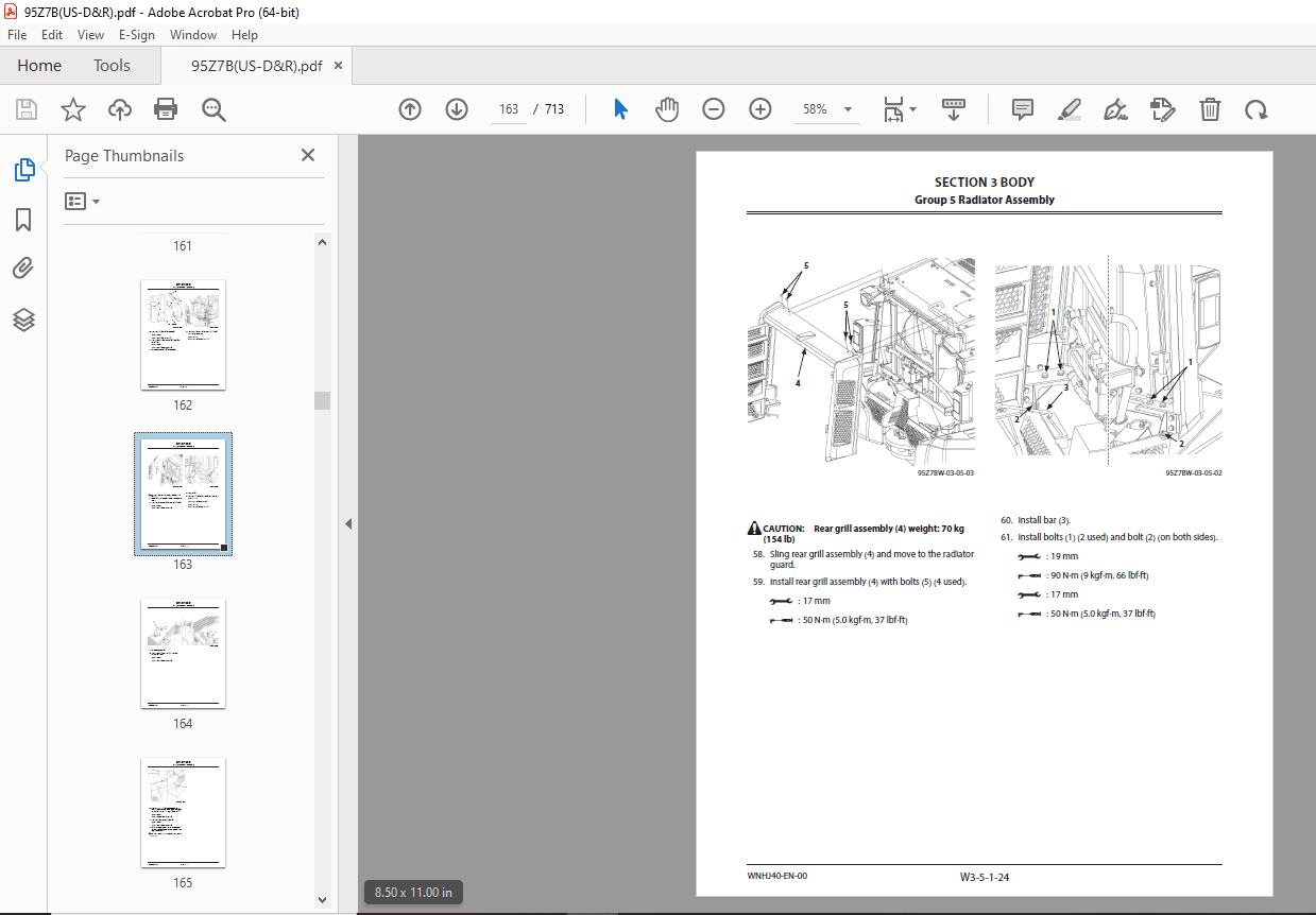 KCM 95Z7B Wheel Loader(Disassembly & Reassembly) ISUZU 6WG1 Engine SHOP MANUAL - PDF DOWNLOAD