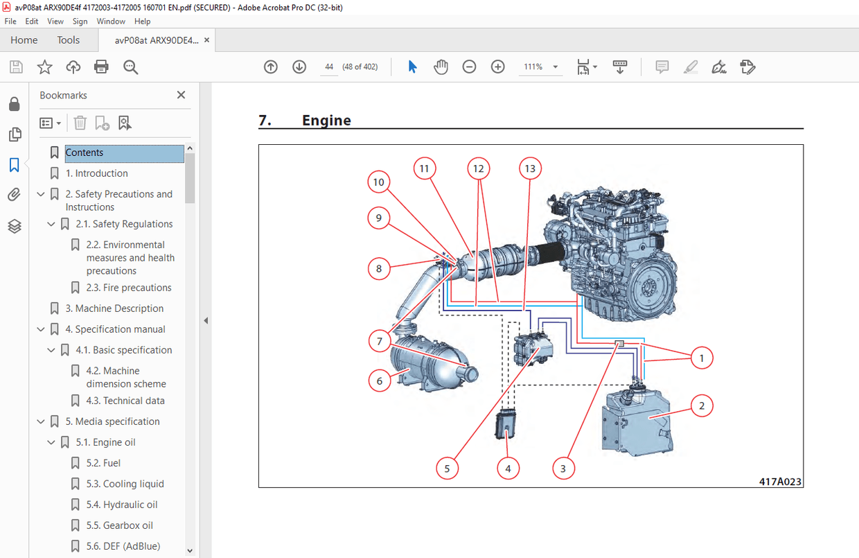 Ammann ARX 90 Tandem Roller Workshop Manual 4172003 PDF
