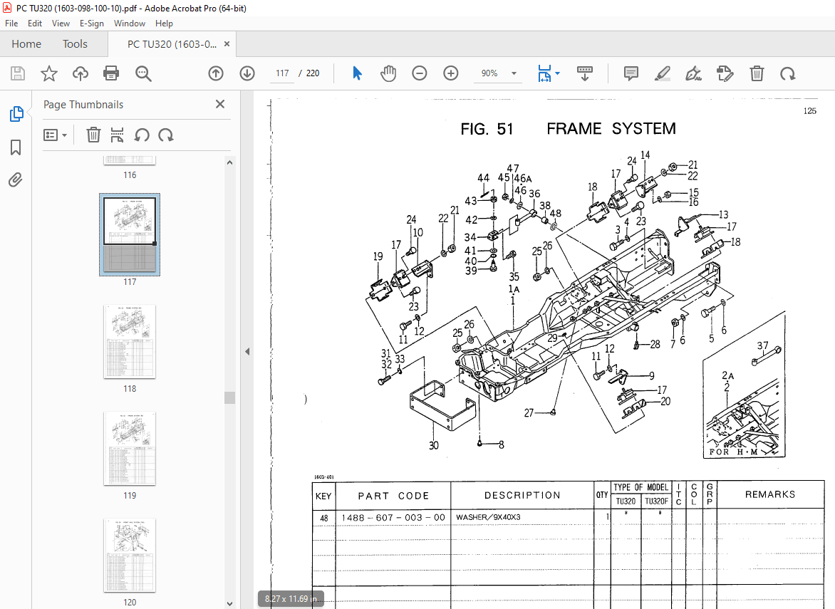 Iseki E3AF1-B01K TU320 Engine Parts Manual - PDF DOWNLOAD