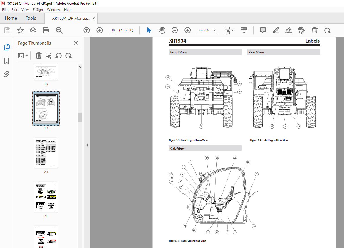 XTREME Telehandler XR1534 Operation & Safety Manual – PDF DOWNLOAD