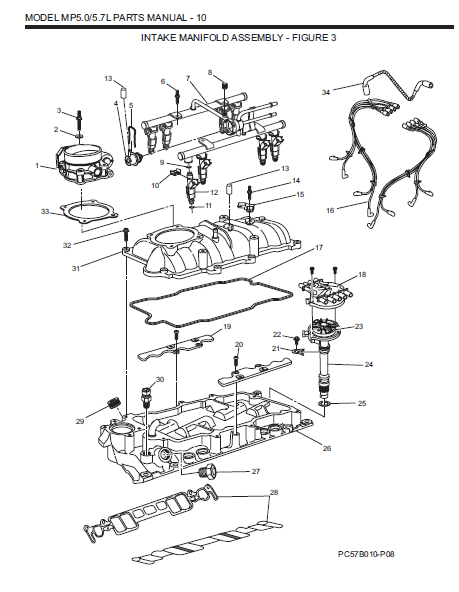Pcm 5.0 And 5.7L Illustrated Parts Manual – DOWNLOAD