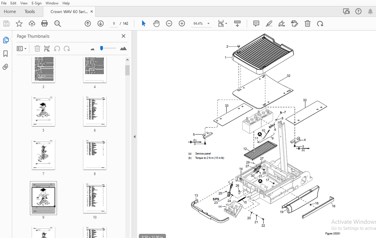 Crown WAV 60 Series Parts Manual – PDF DOWNLOAD