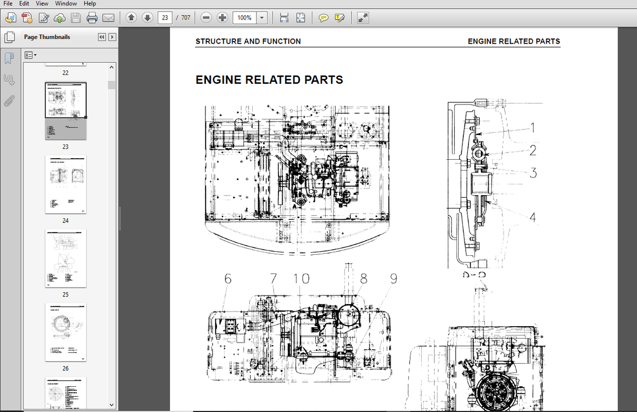 Komatsu PW170ES-6K Hydraulic Excavator Shop Manual PDF DOWNLOAD