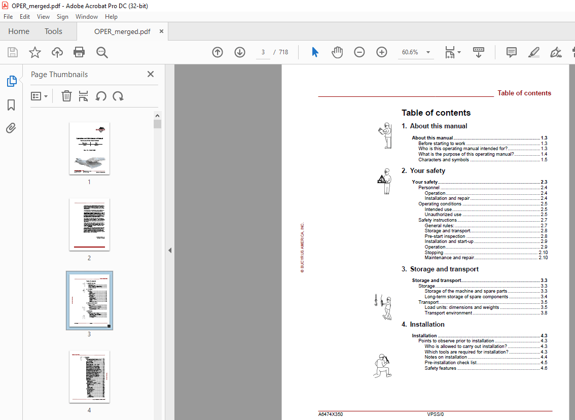 Cat Bucyrus 25M0 CM210 Continuous Miner Operation and Maintenance ...