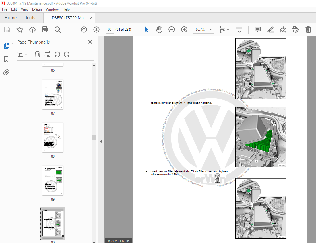 Volkswagen Polo 2010 Maintenance Manual - PDF DOWNLOAD