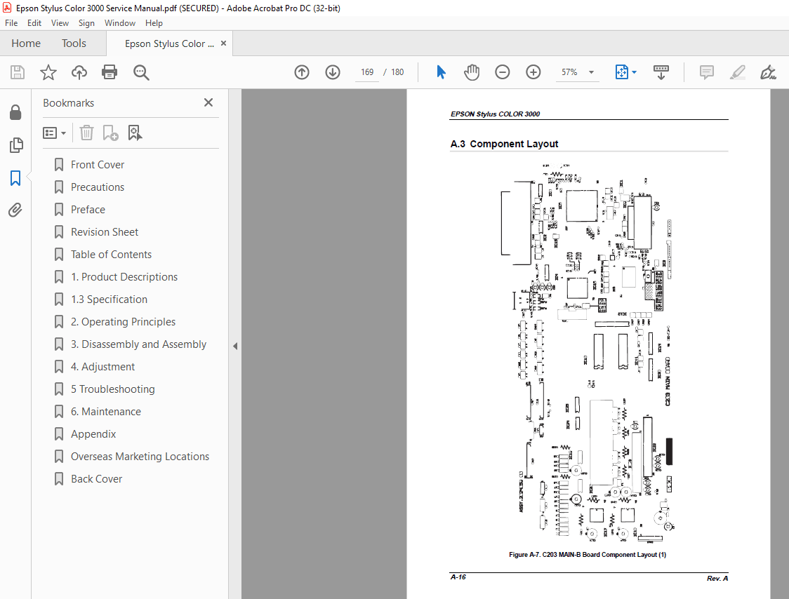 Epson Stylus Color 3000 Service Manual - PDF DOWNLOAD