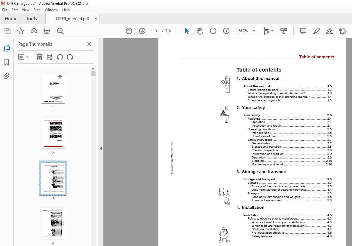 Cat Bucyrus 25M3 Continuous Miner Operation Manual A6474X347 - PDF DOWNLOAD