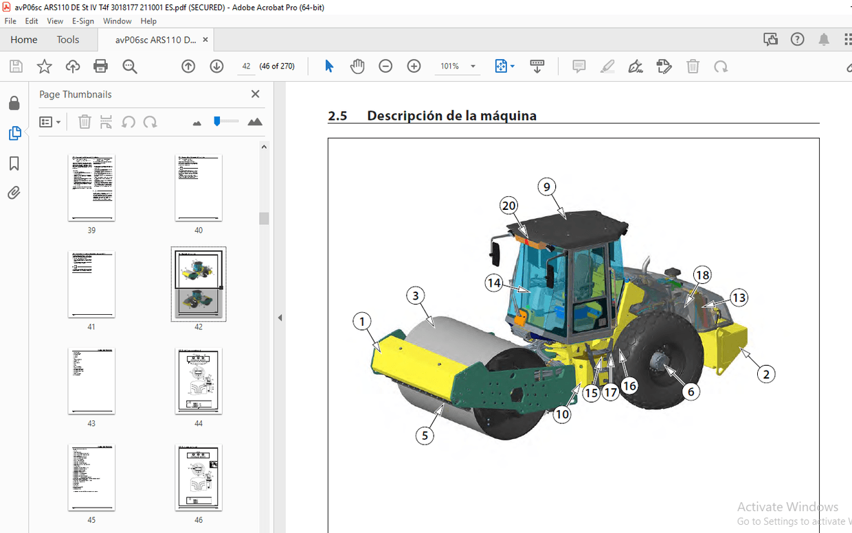 AMMANN ARS 110 MANUAL DE INSTRUCCIONES 3018177 - PDF