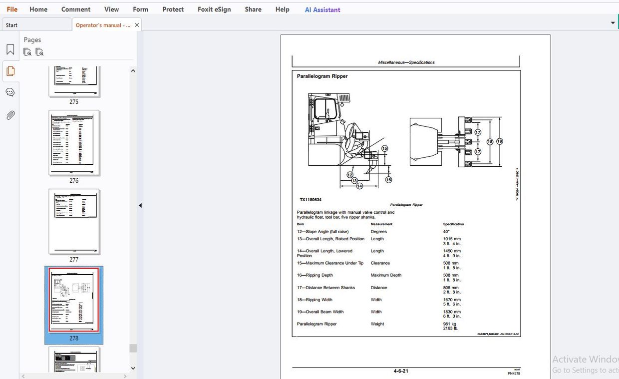 John Deere 550K & 650K Crawler Dozer Operator’s Manual OMT356886X19 – PDF DOWNLOAD