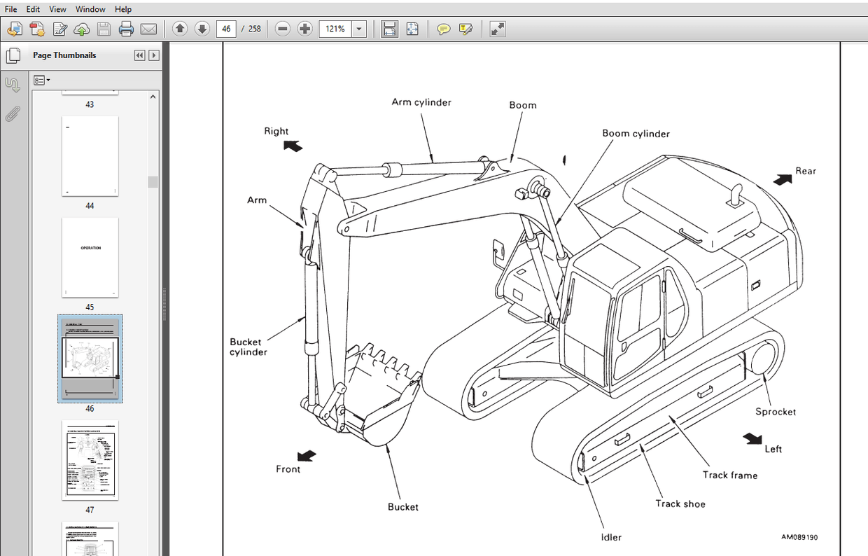 Komatsu PC340-6K, PC340LC-6K, PC340NLC-6K Hydraulic Excavator Operation ...