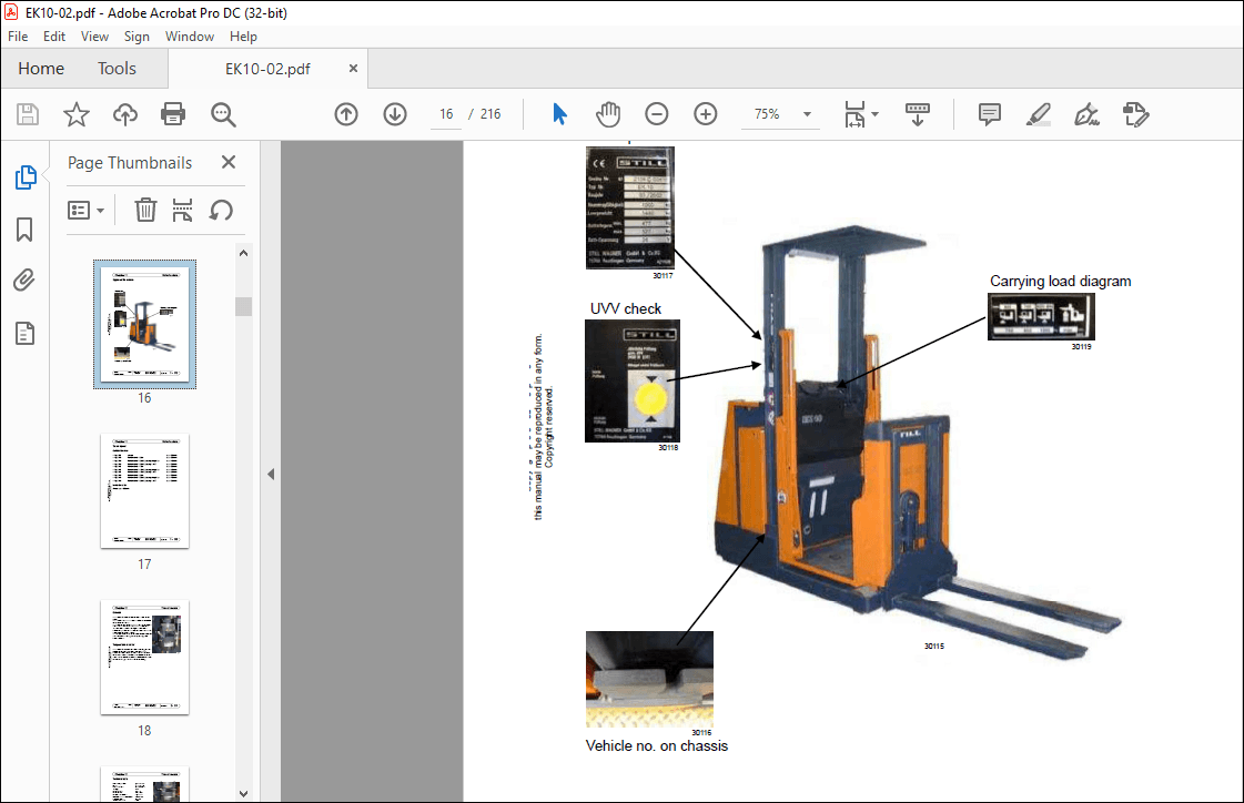Still EK10 Workshop Manual 8054314 – PDF DOWNLOAD