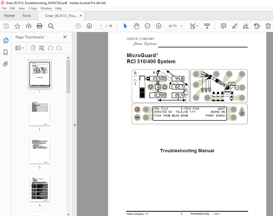 MicroGuard RCI 510/400 System Troubleshooting Manual – PDF DOWNLOAD