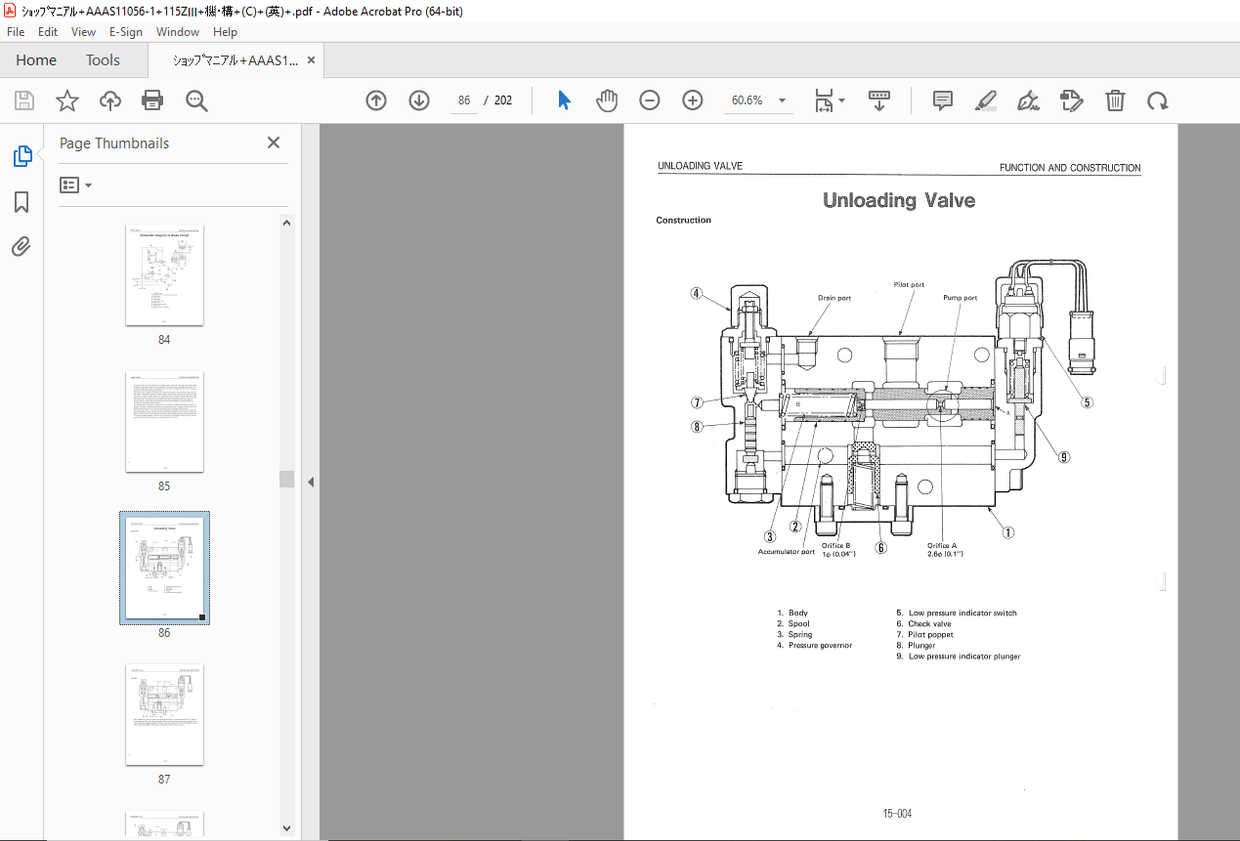 Kawasaki 115ZIII Wheel Loader Cummins KT-19-C Engine Shop Manual - PDF ...