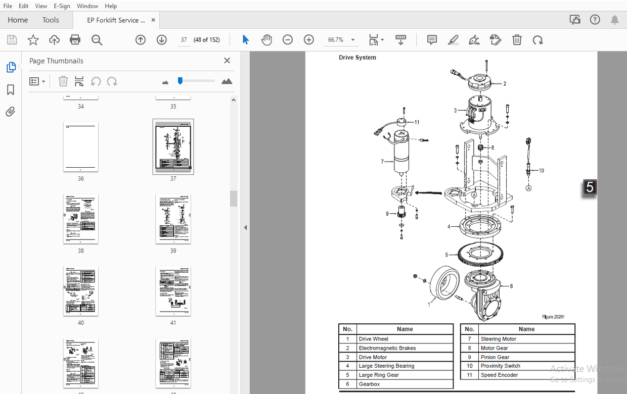 EP EPT20-20RAS EPT25-RAS Electric Pallet Truck Service Manual – PDF ...