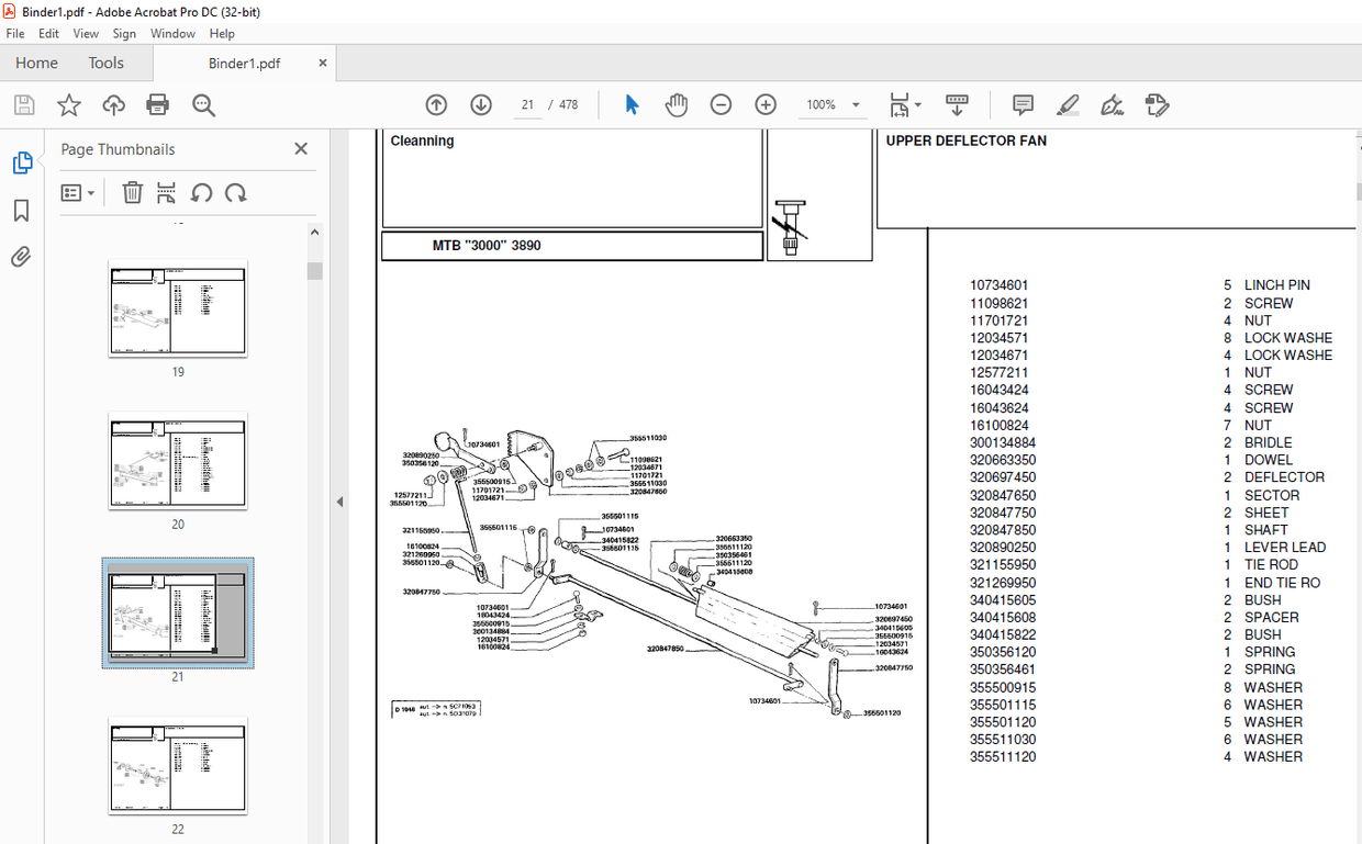 Laverda 3890 Agricultural Tractor Parts Manual – PDF DOWNLOAD