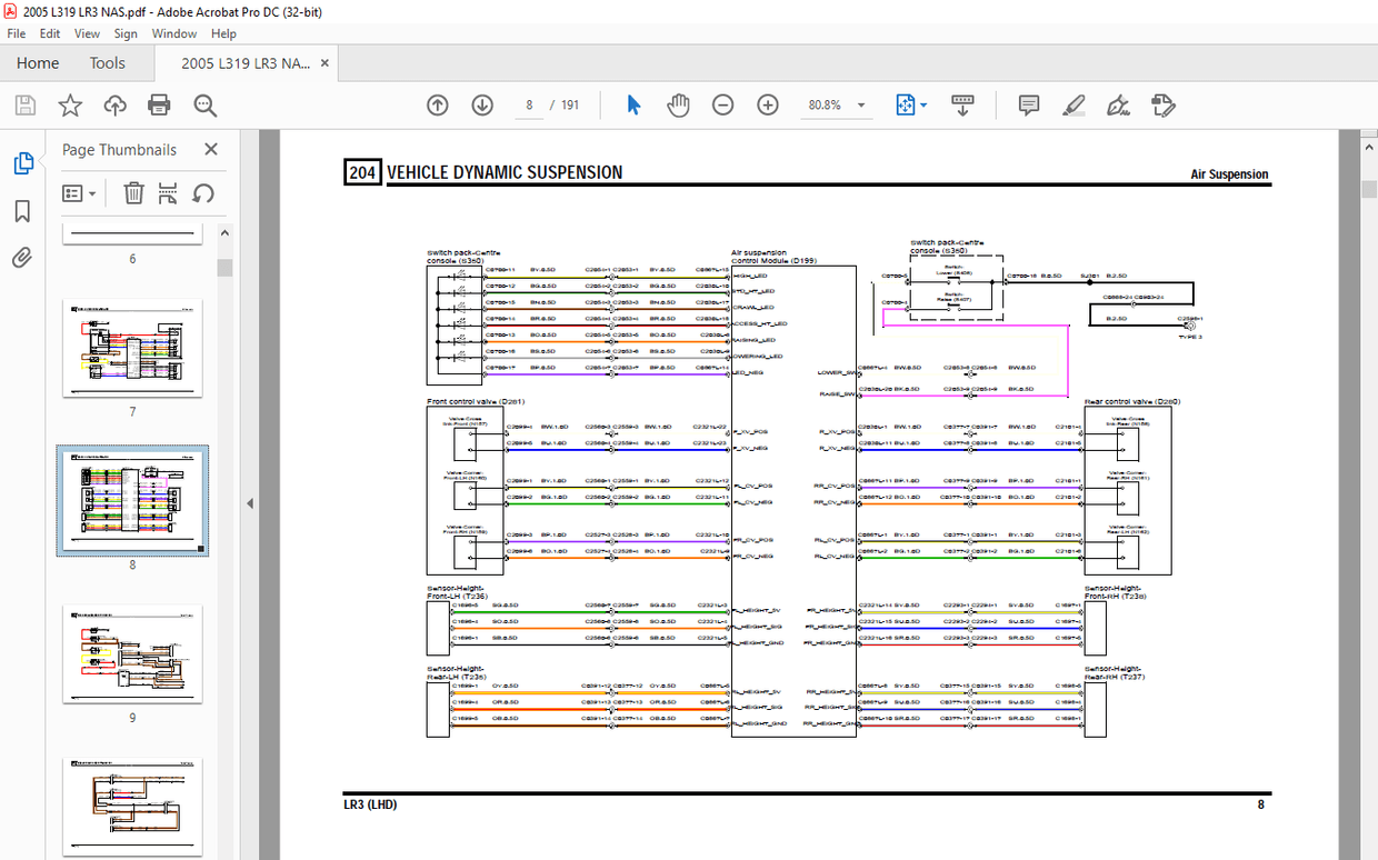 2005 Land Rover LR3 Electrical Circuit Diagrams Manual – PDF DOWNLOAD