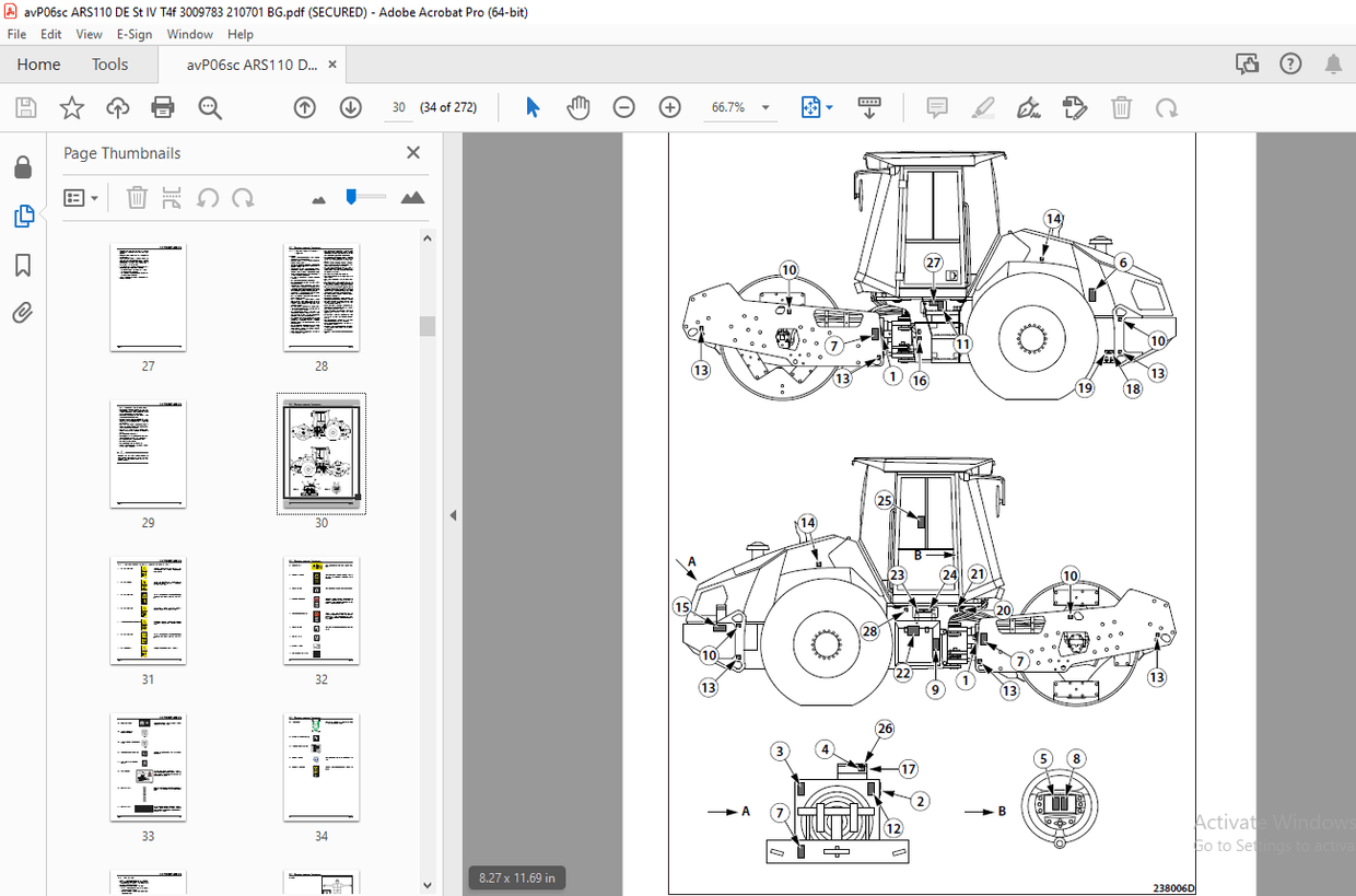 AMMANN ARS 110 ИНСТРУКЦИЯ ЗА ЕКСПЛОАТАЦИЯ 3009783 PDF