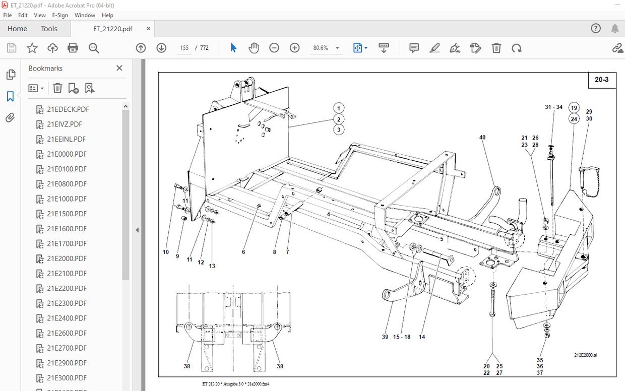 Kramer Allrad 212 LT/LTx Wheel Loader Parts Manual – PDF DOWNLOAD