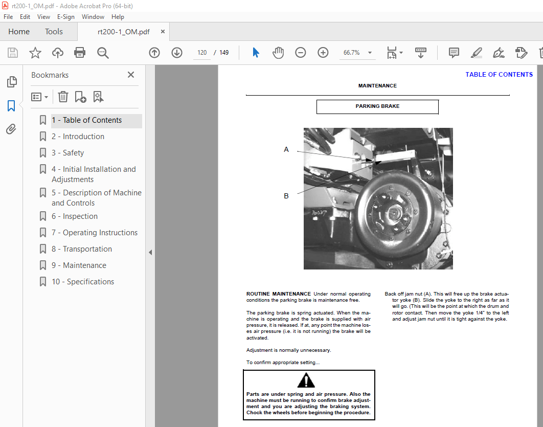 Terex Crane RT200-1 Operator’s Manual 12261-319 – PDF DOWNLOAD