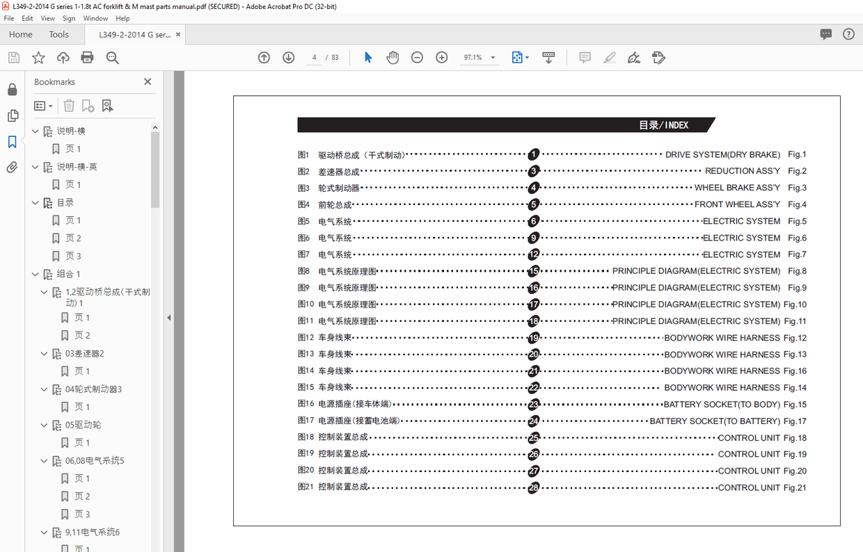 Heli Forklift G Series 1-1.8t AC Electric Counterbalanced Forklift ...