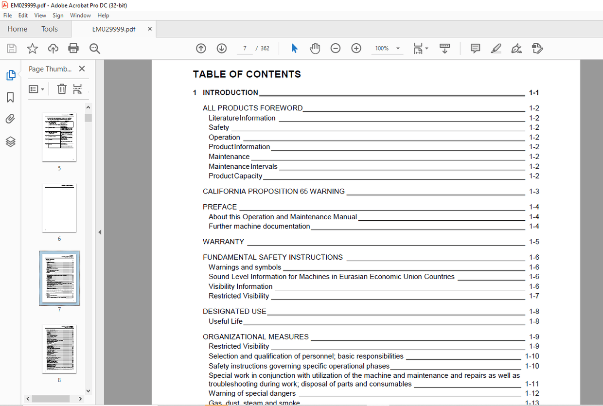 Cat 6060 AC 6060 AC FS Hydraulic Shovel Operation and Maintenance ...