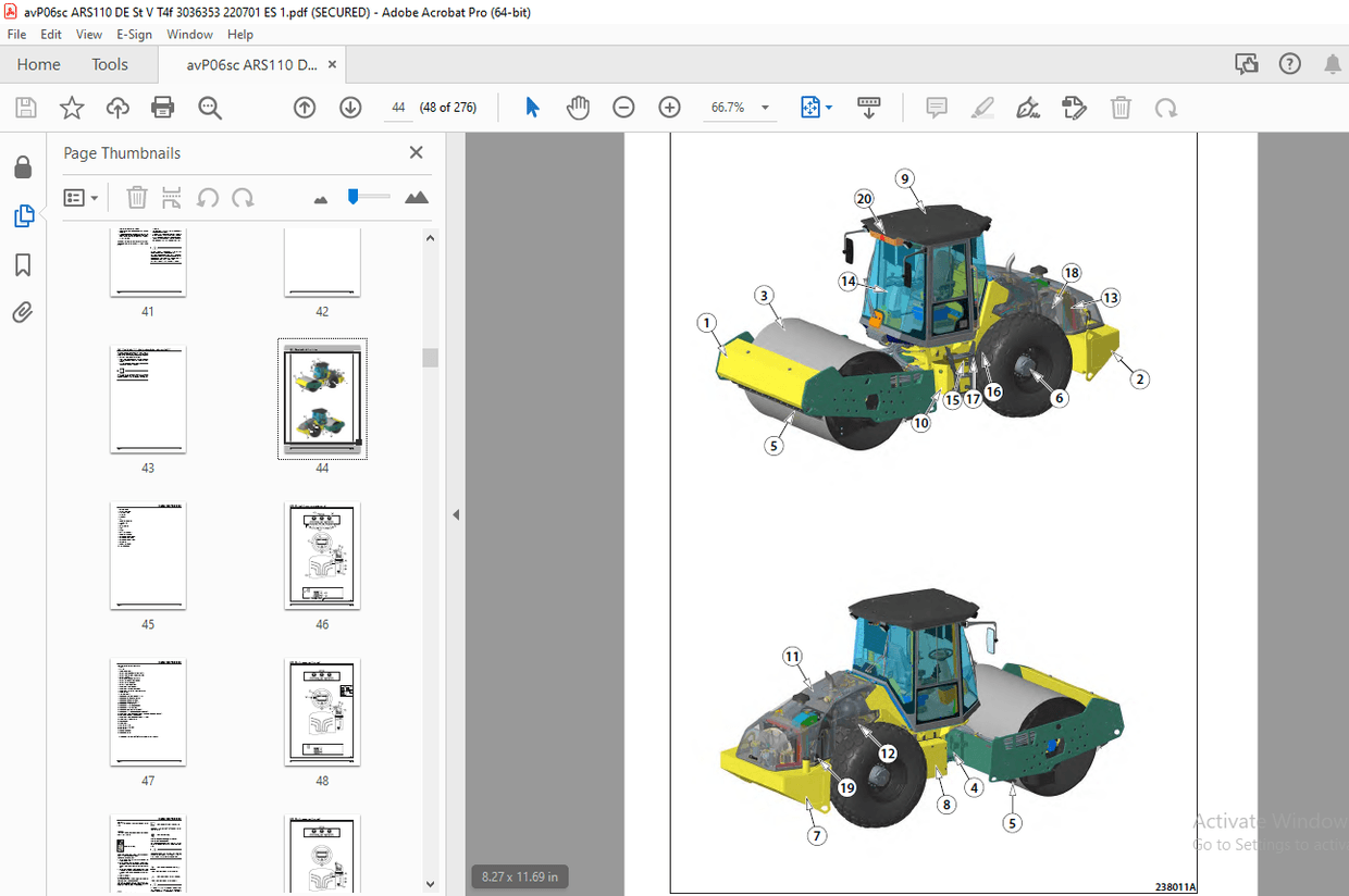 AMMANN ARS 110 MANUAL DE INSTRUCCIONES 3036353 PDF