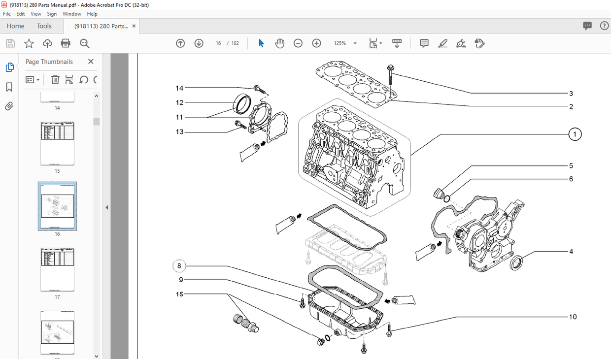 Gehl 280 Parts Catalog Manual 918113 – PDF DOWNLOAD