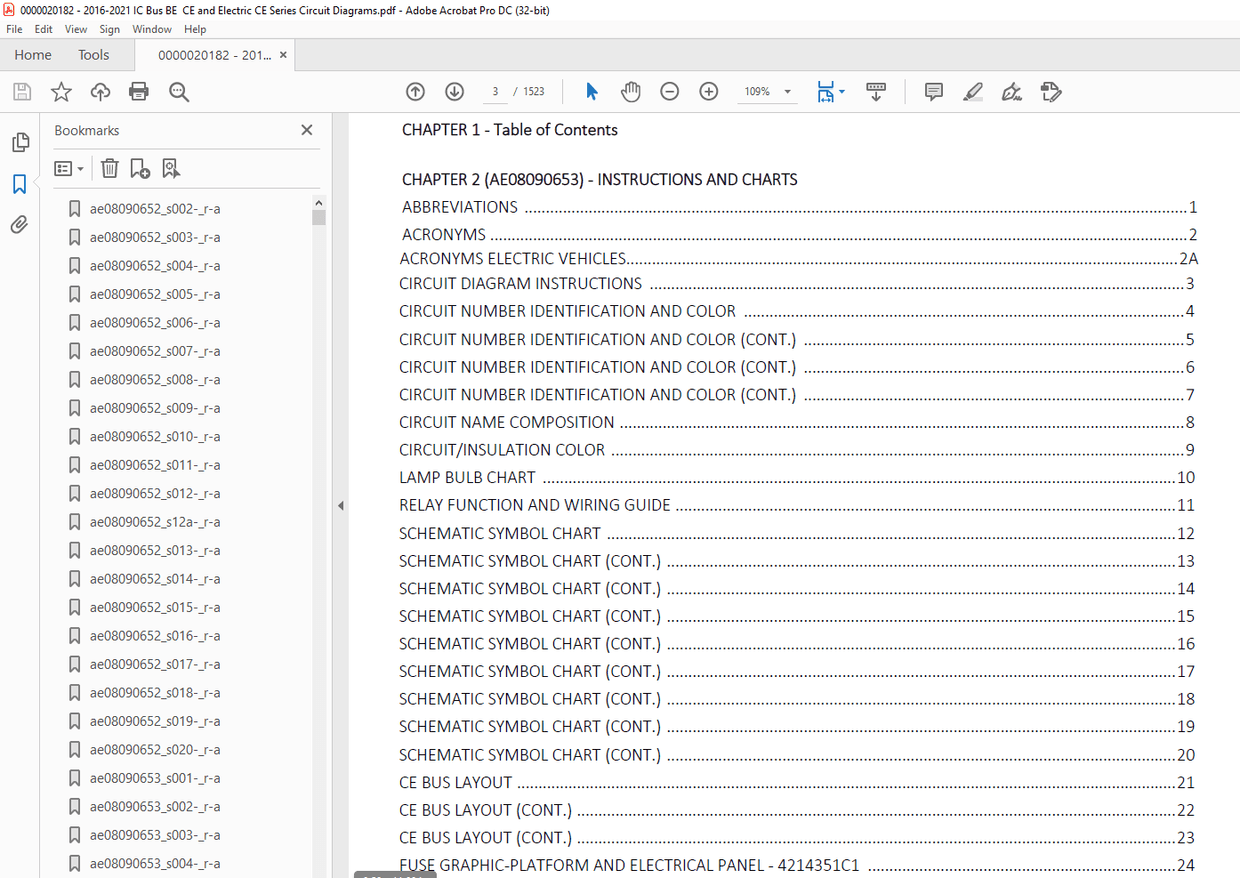 Navistar 2016 – 2021 IC Bus® BE / CE Series Electrical Circuit Diagrams ...